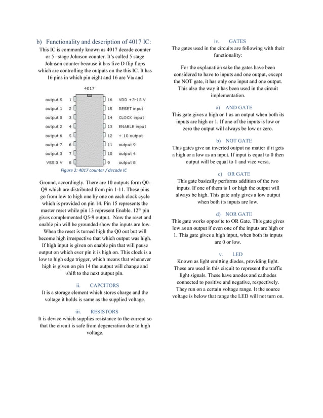 Traffic_Light_Four_Way. using 555 timer ic | PDF