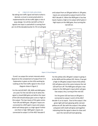 Traffic_Light_Four_Way. using 555 timer ic | PDF