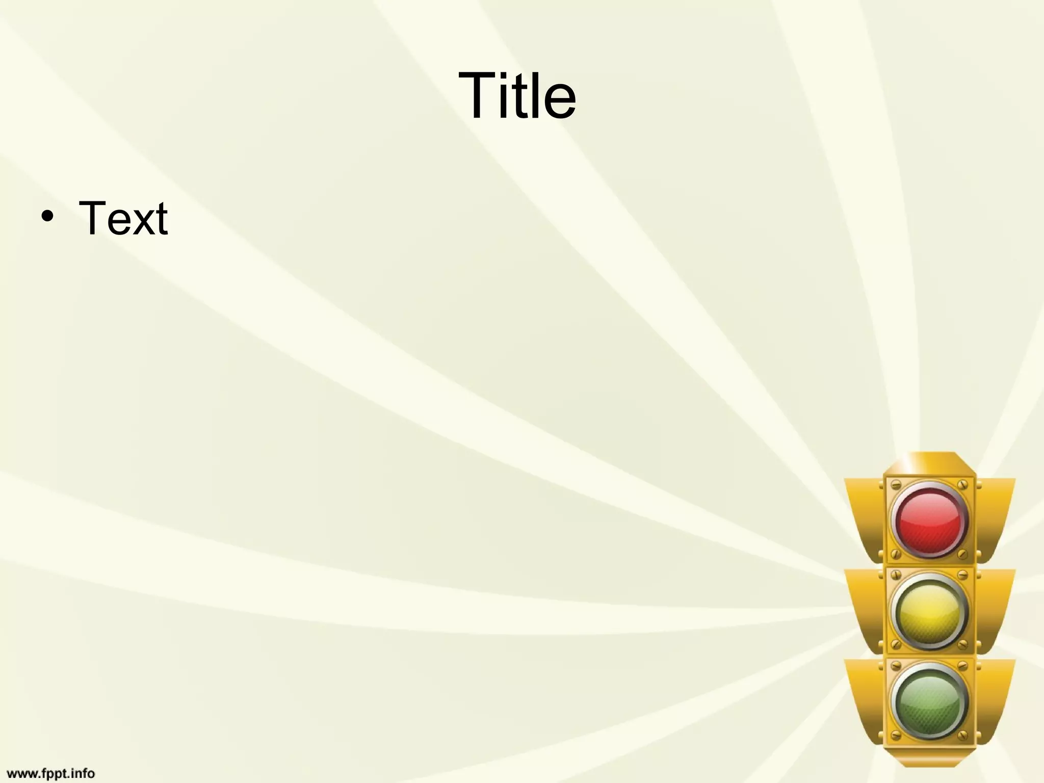 Traffic lights powerpoint | PPT | Rail Travel | Travel Type