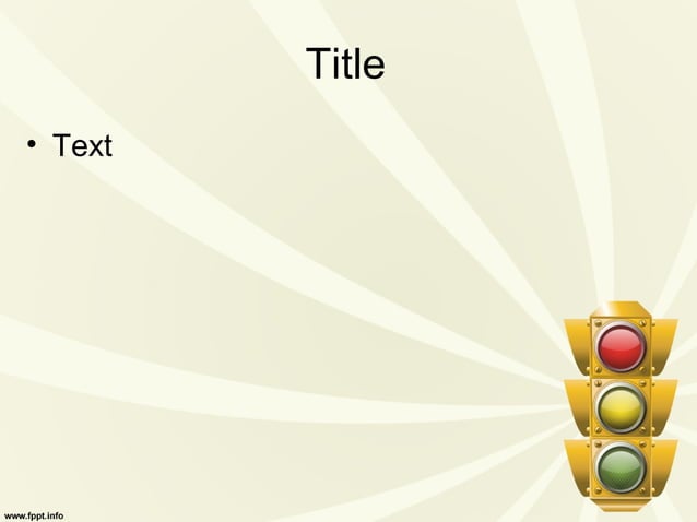 Traffic lights powerpoint | PPT | Rail Travel | Travel Type