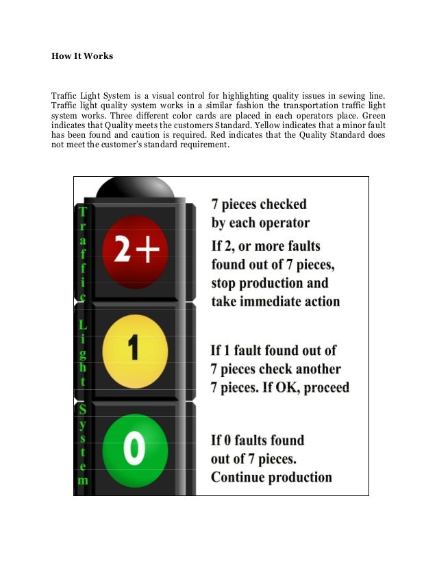 Traffic light system