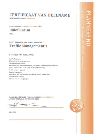 Traffic Management | PDF