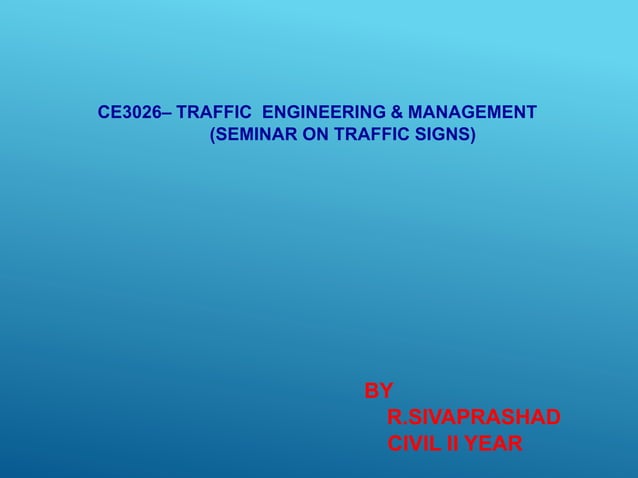 traffic management SEMINAR.pptxAttitudes of beds: Strike and Dip measurements and their ...