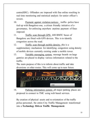 traffic management report | DOCX