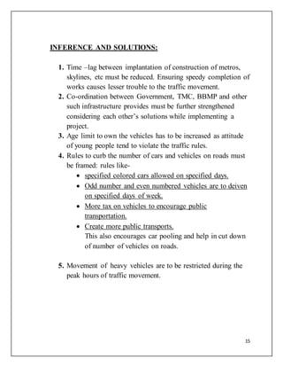 traffic management report | DOCX