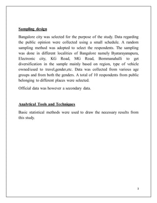 traffic management report | DOCX