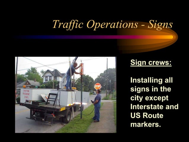 Traffic Operations - Banners.ppt