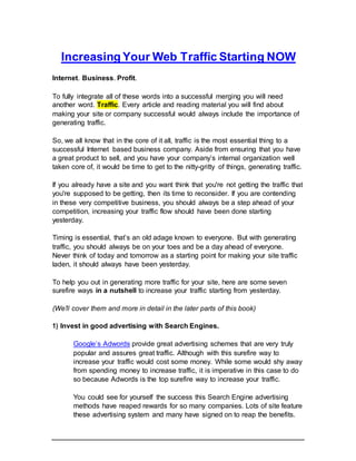 Traffic overdrive | PDF