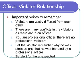 Traffic patrol operation | PPTX