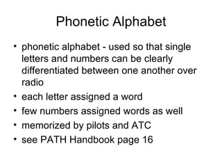 Traffic Pattern and Communication (Groups B/C/D) | PPT
