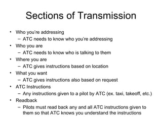 Traffic Pattern and Communication (Groups B/C/D) | PPT