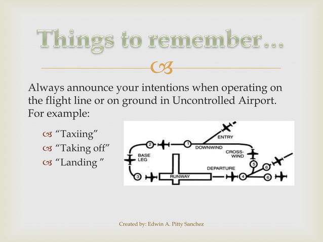 Traffic Pattern Operations | PPT
