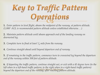 Traffic Pattern Operations | PPTX