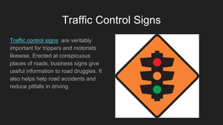 Traffic road signs | PPT