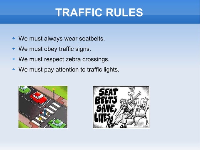 Traffic rules | PPT