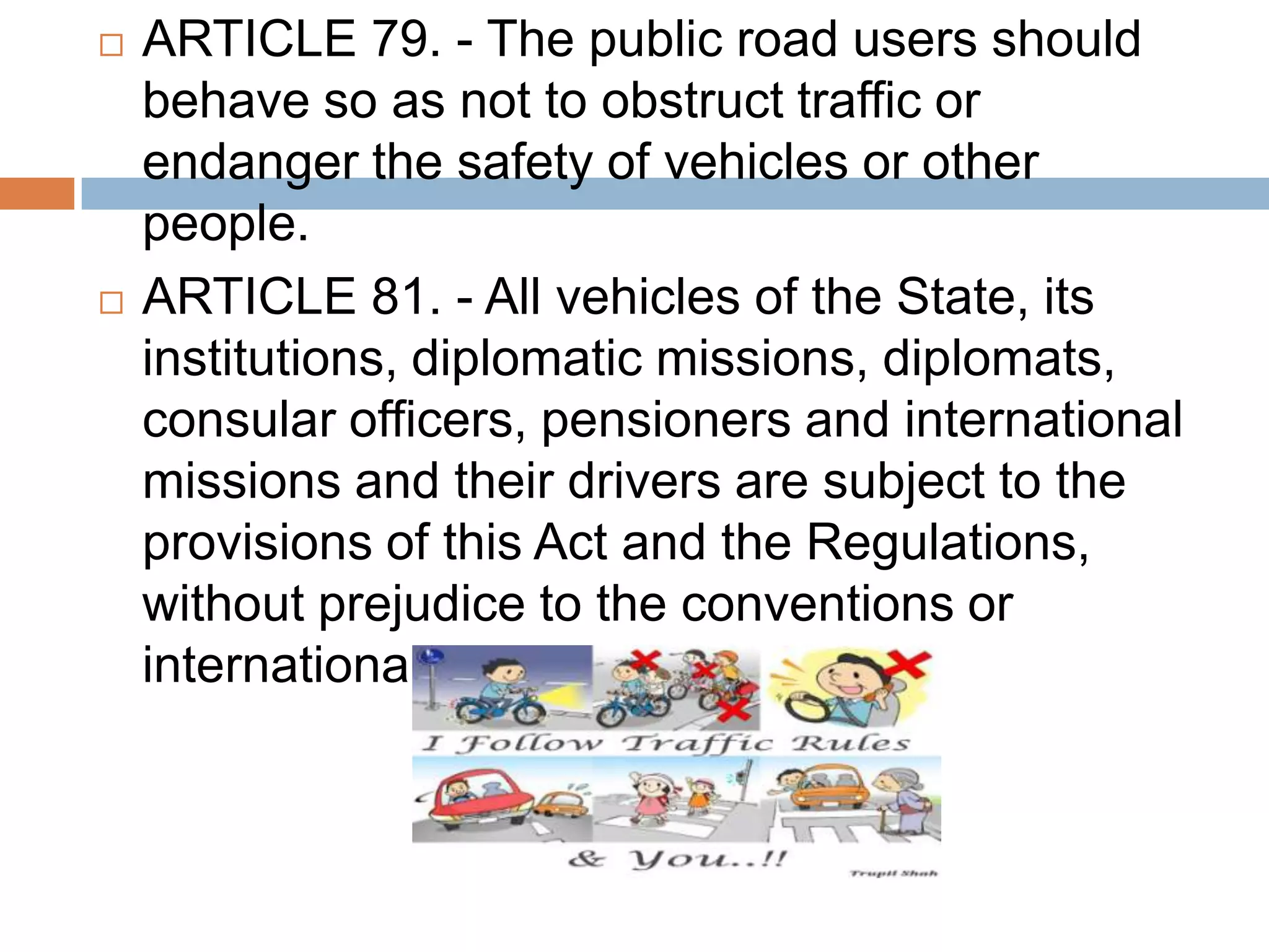 Traffic rules | PPTX