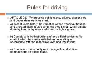 Traffic rules | PPT