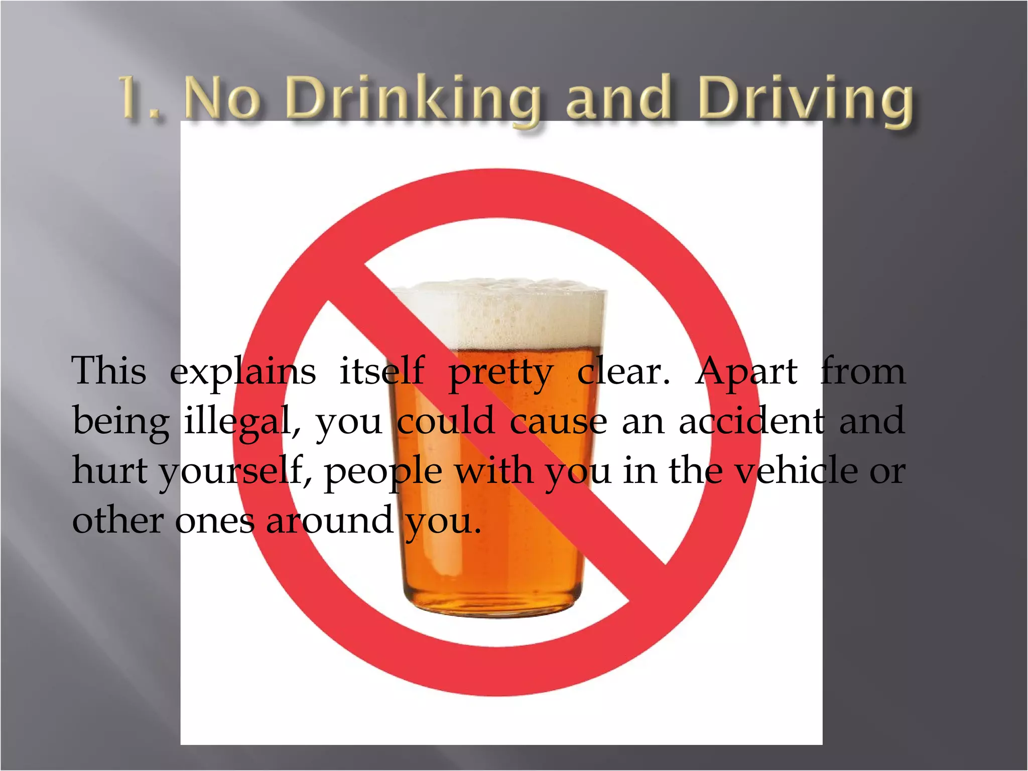 Traffic rules | PPT | Travel Preparation and Advice | Travel
