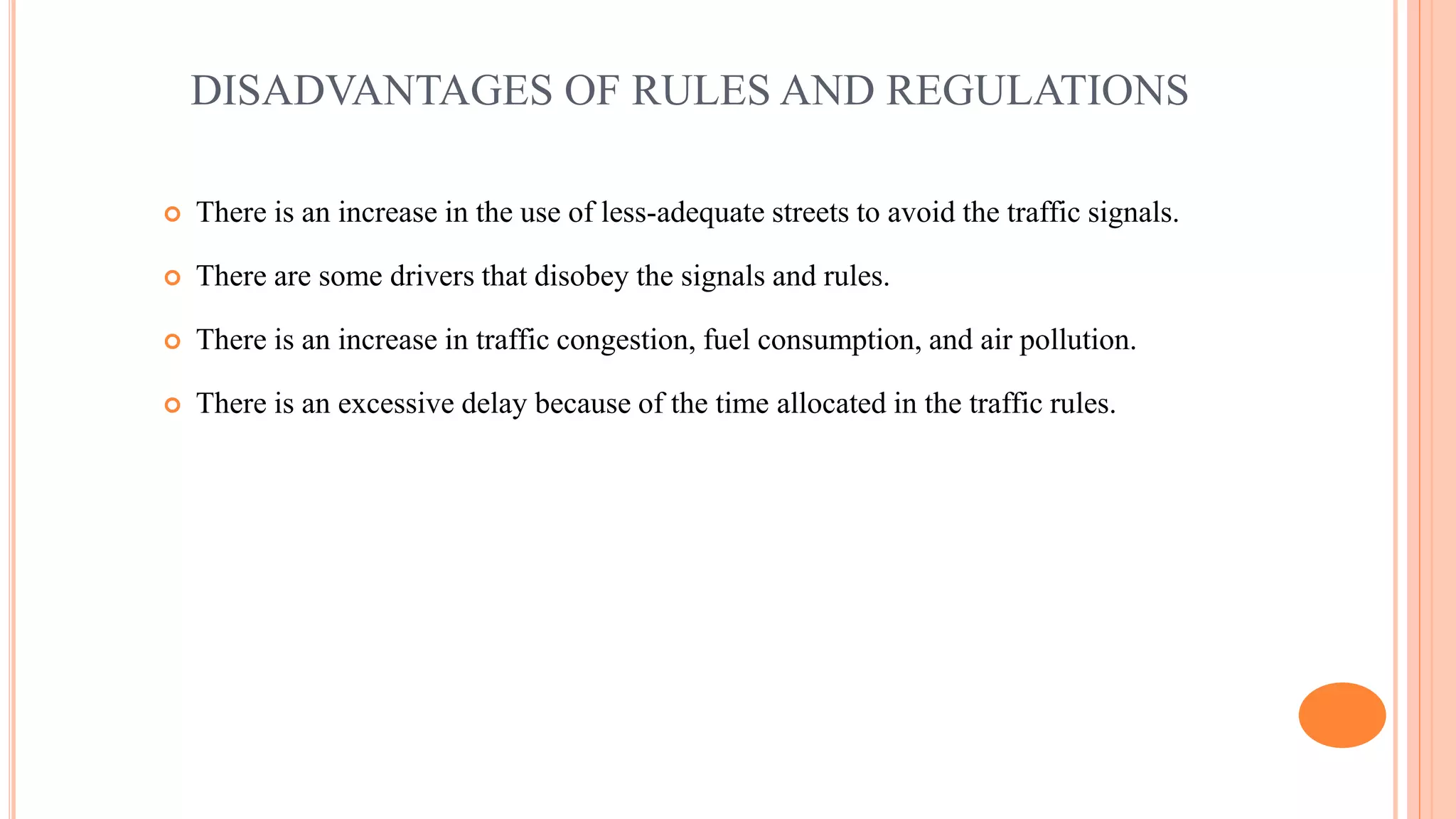 Traffic rules and regulation | PPTX