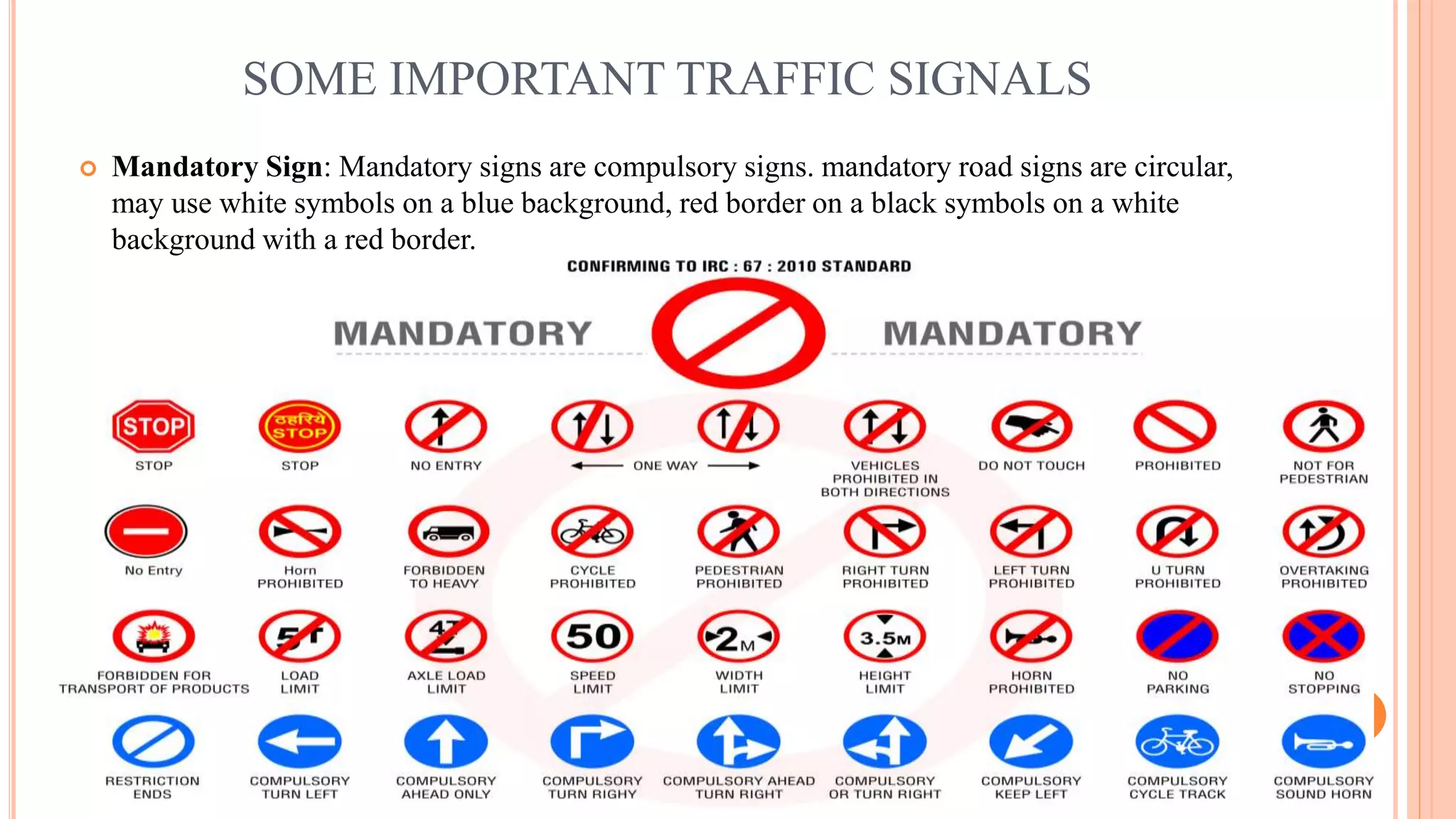 Traffic rules and regulation | PPTX