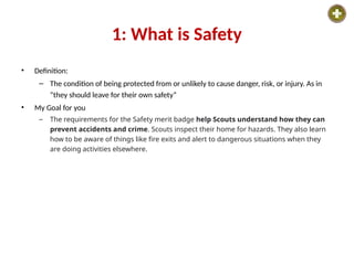 Traffic Safety Merit Badge Class Presentation | PPTX