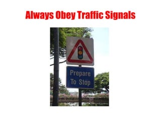 Traffic Safety Rules | PPTX