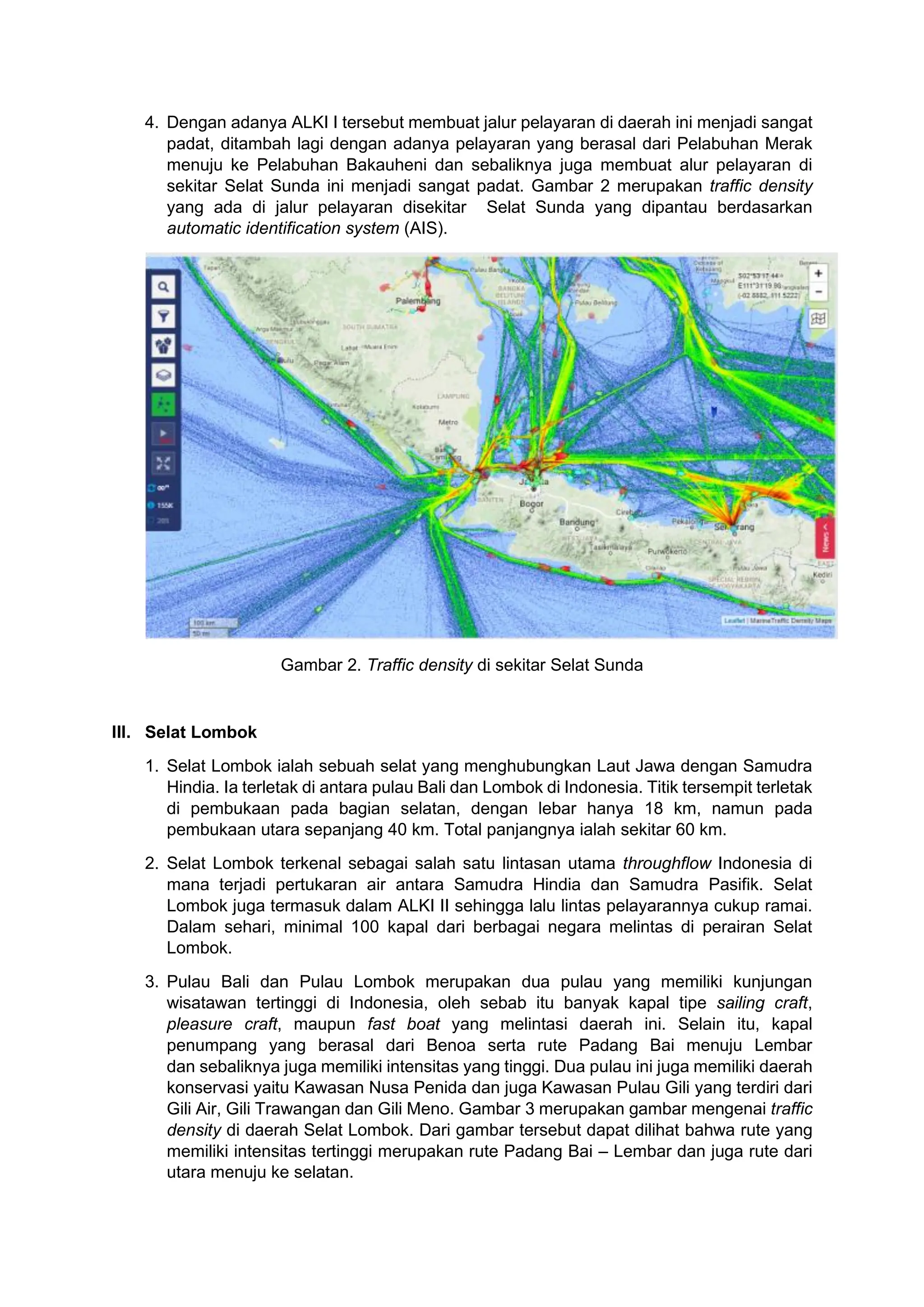 The brief of explanation traffic separation scheme | PDF