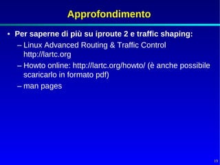 Traffic Shaping Su Linux | PDF