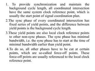 Traffic signal co ordination | PPTX