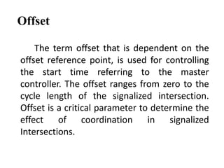 Traffic signal co ordination | PPT