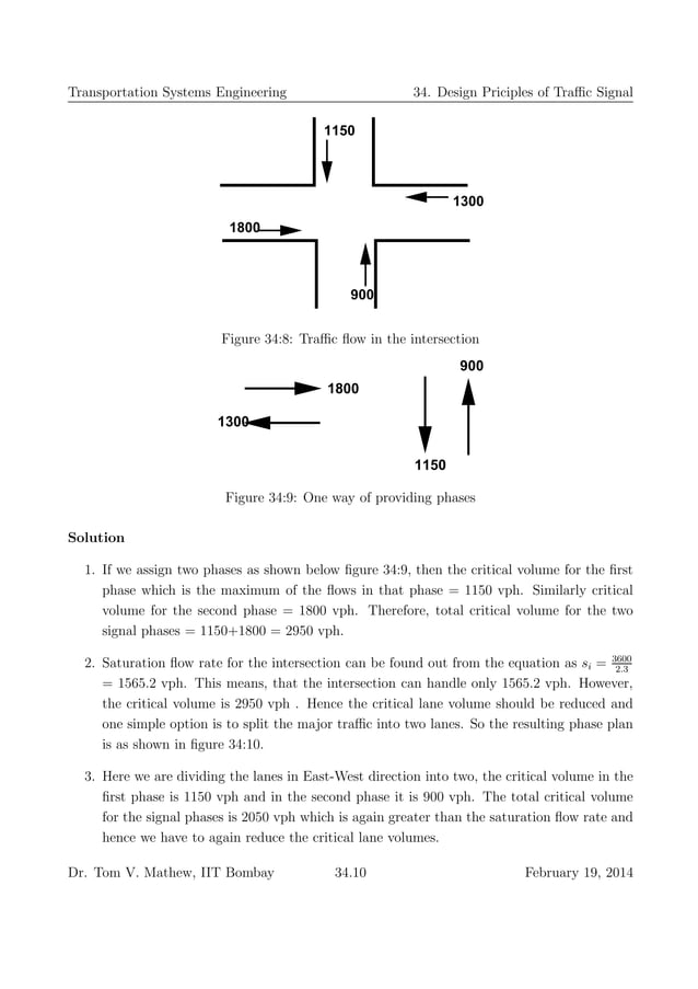 Traffic signal design (1) | PDF