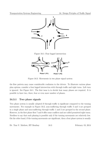 Traffic signal design (1) | PDF