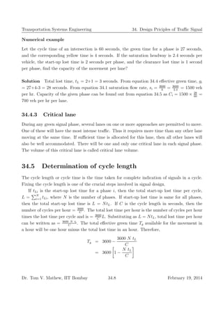 Traffic signal design (1) | PDF