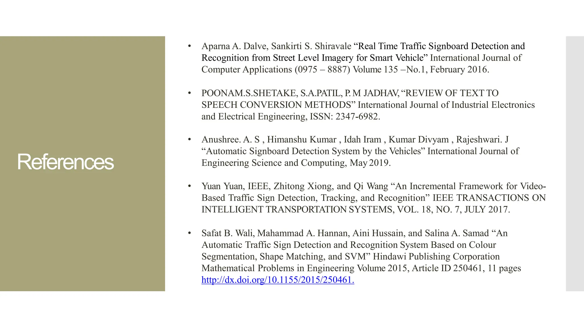 Traffic Signboard Classification with Voice alert to the driver.pptx