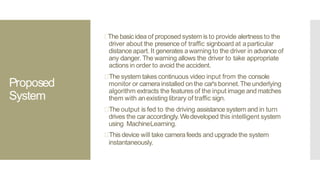 Traffic Signboard Classification with Voice alert to the driver.pptx