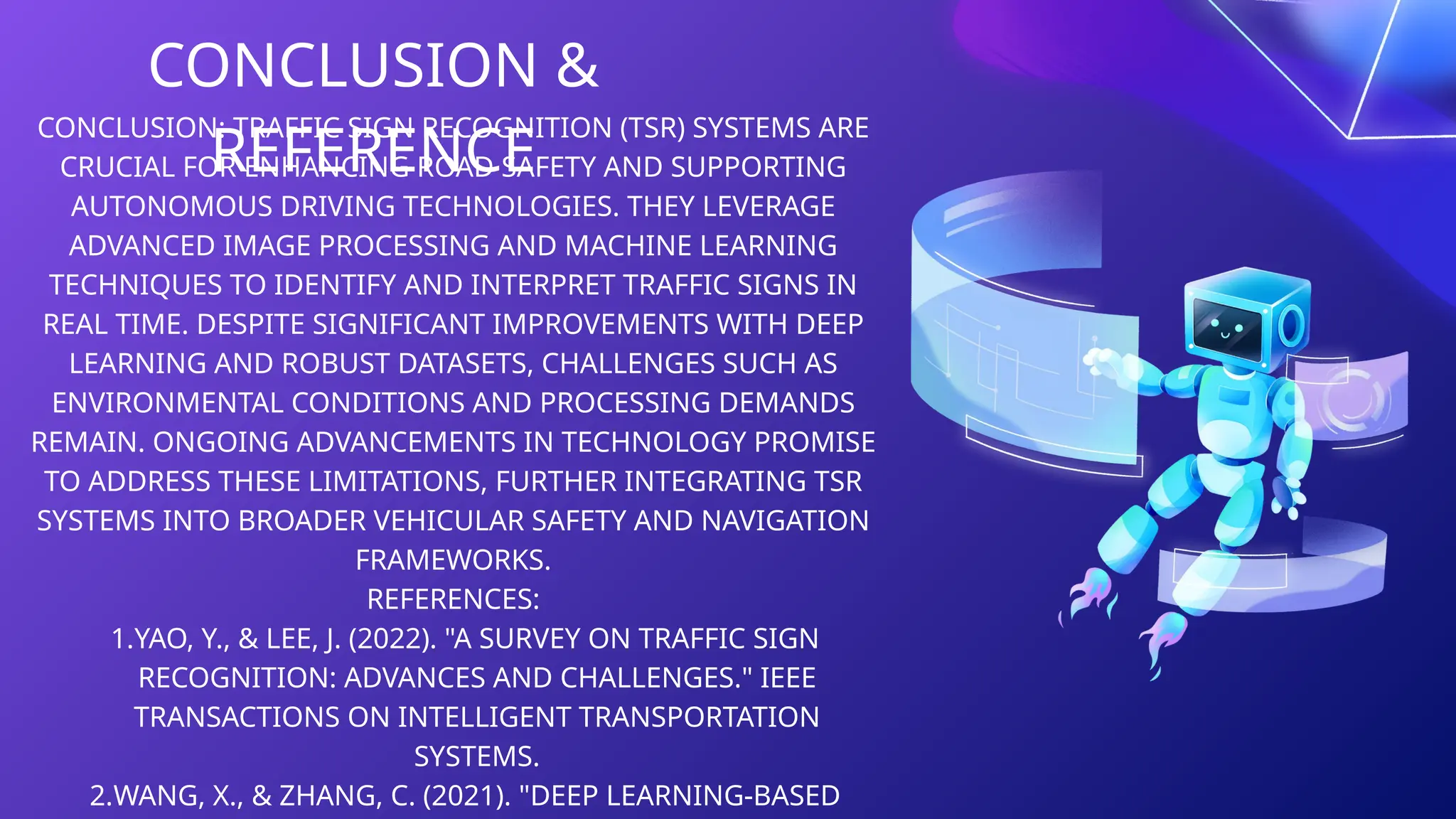 Traffic Sign Recognition System Prp Pptx