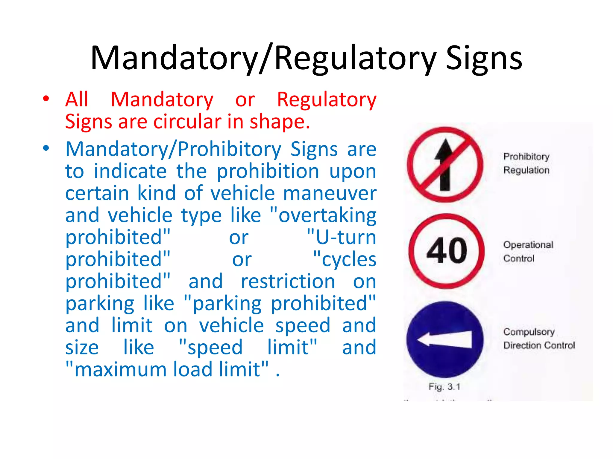 Road signs | PPTX
