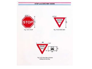 Road Sign Measurements