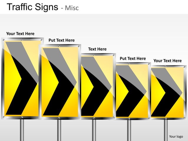 Traffic signs misc powerpoint presentation templates | PPT