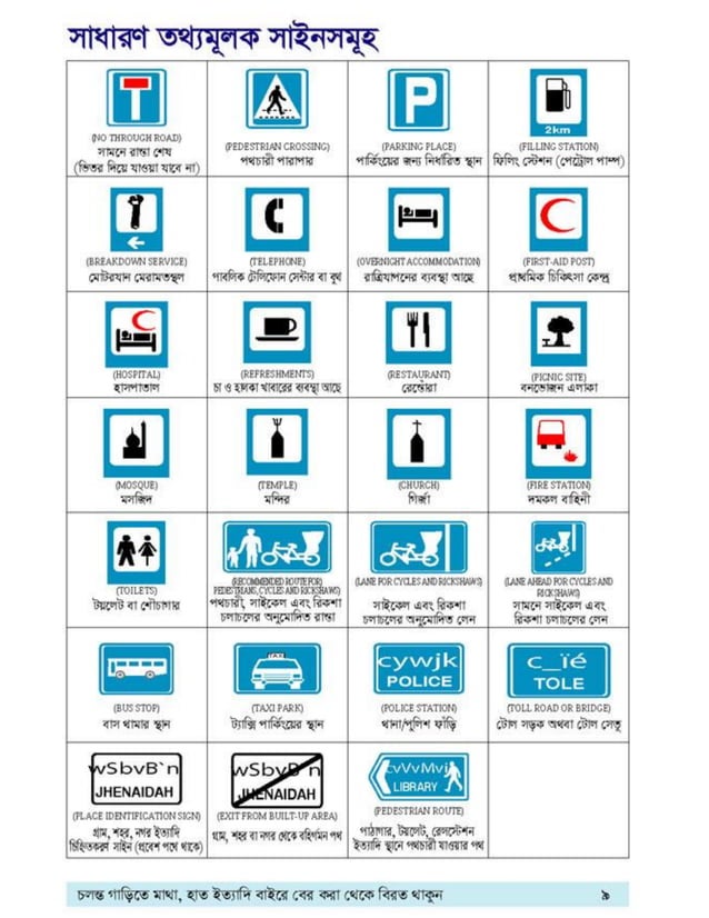 Traffic signs of Bangladesh | PDF
