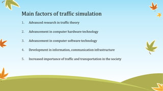 Traffic simulation | PPTX