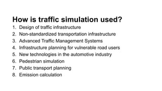 Traffic Simulation Model | PPTX | Physics | Science