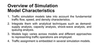 Traffic Simulation Model | PPTX | Physics | Science