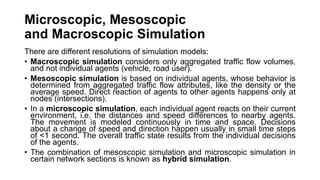 Traffic Simulation Model | PPTX | Physics | Science