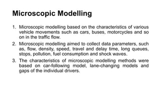 Traffic Simulation Model | PPTX | Physics | Science