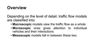 Traffic Simulation Model | PPT
