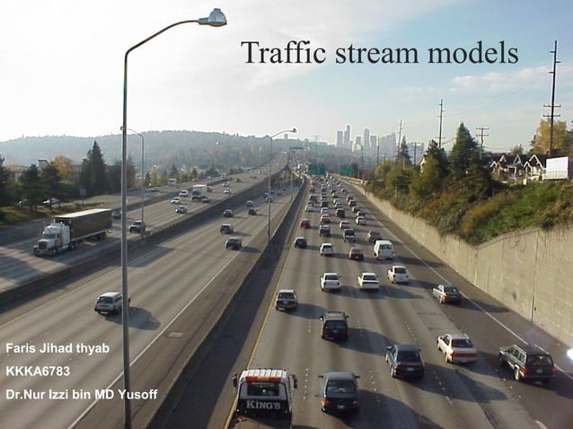 Traffic stream models | PPT