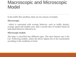 Traffic stream models | PPT