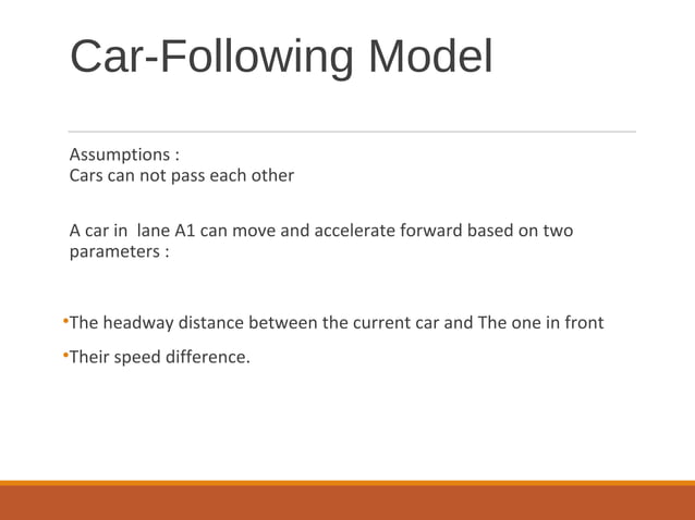Traffic stream models | PPT