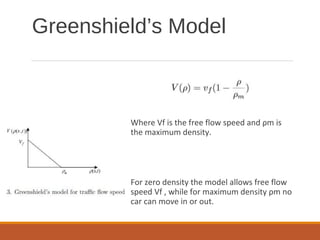 Traffic stream models | PPT